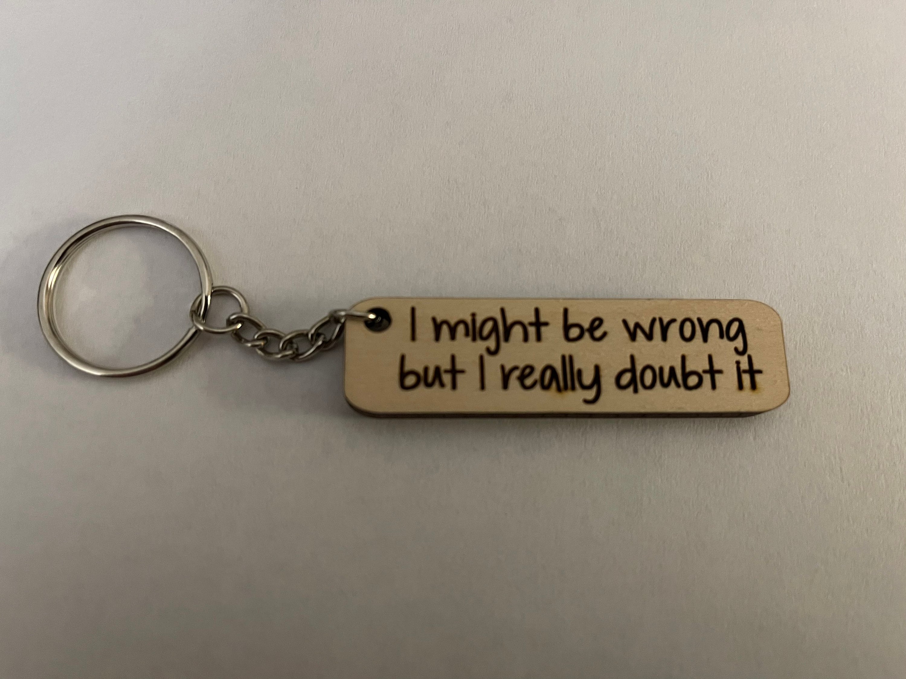 Keychain W/ Fun Sayings :) - Etsy