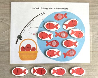 Busy Book Printable Worksheet Preschool Matching Activities - Etsy