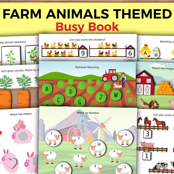 Busy Book - Etsy