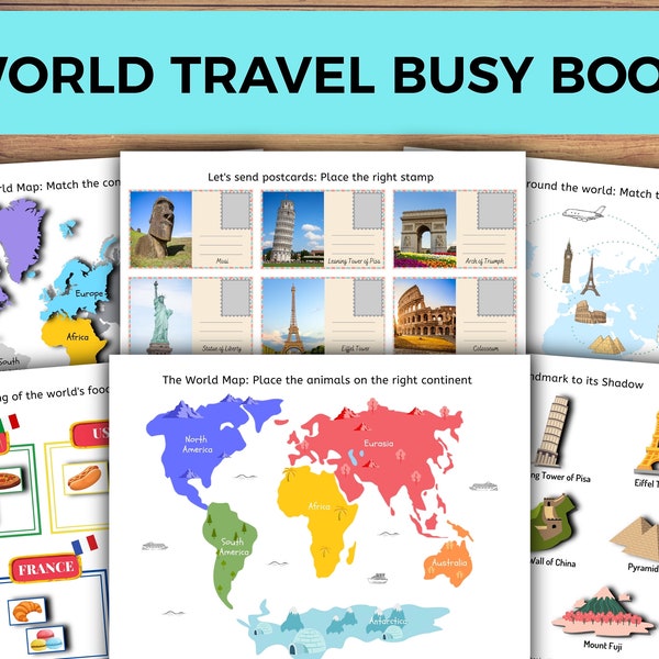 Toddler Quiet Book - Etsy