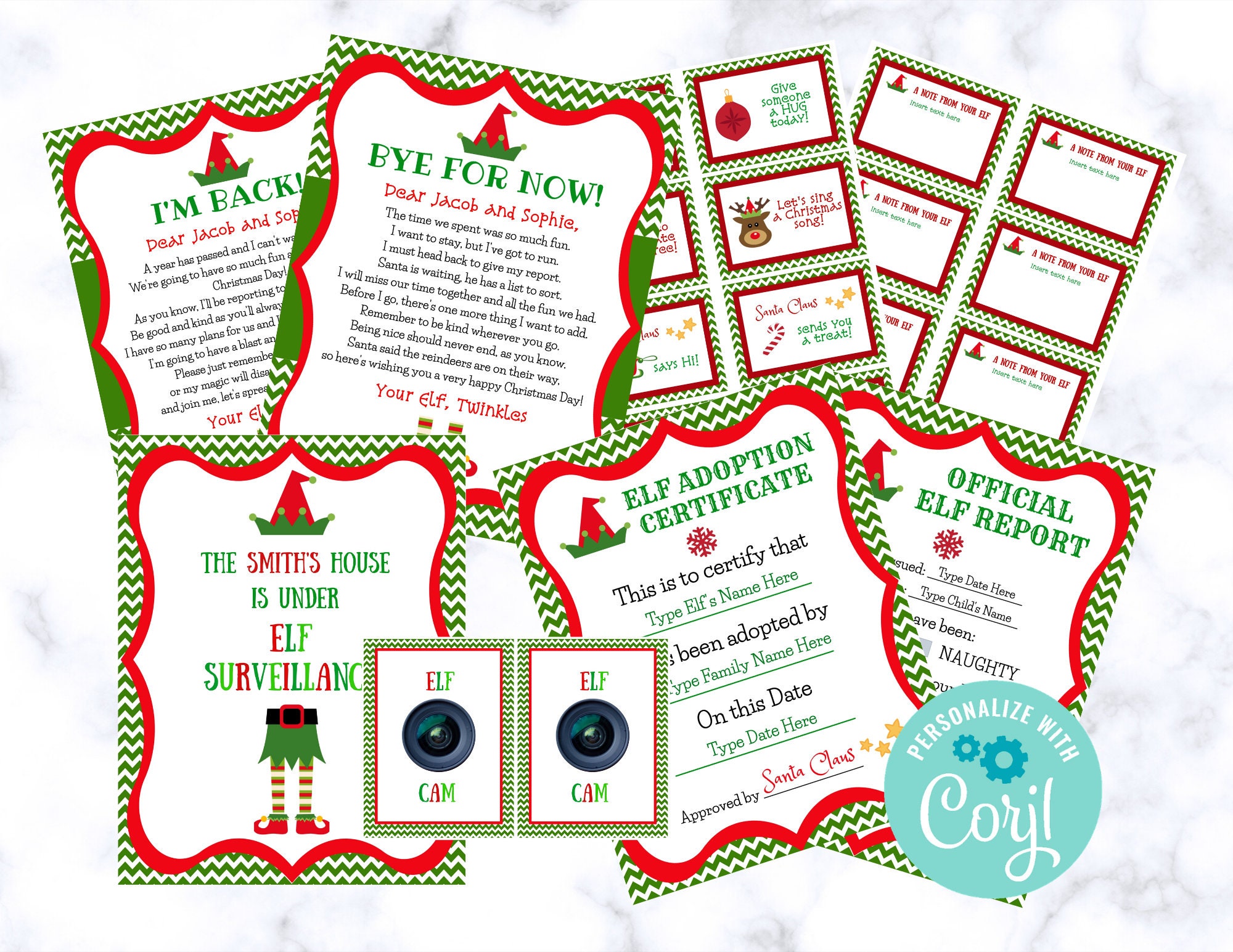 Editable Elf Letter Elf Printables Elf Hello Letter Elf Etsy Australia