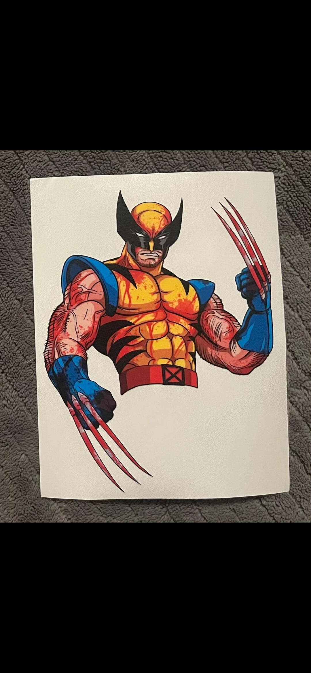 WOLVERINE (BLOODY) Holo Slap - Etsy