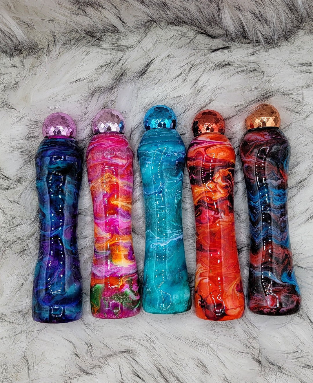 Custom Glitter & Alcohol Ink Bingo Daubers Personalized, Refillable ...