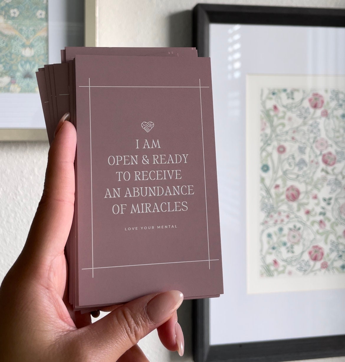 I Am Her Affirmation Cards | Self Love Tarot Cards | Healing Mantra ...