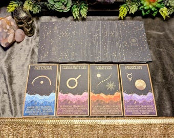 Cosmic Astrology Oracle Cards - Etsy