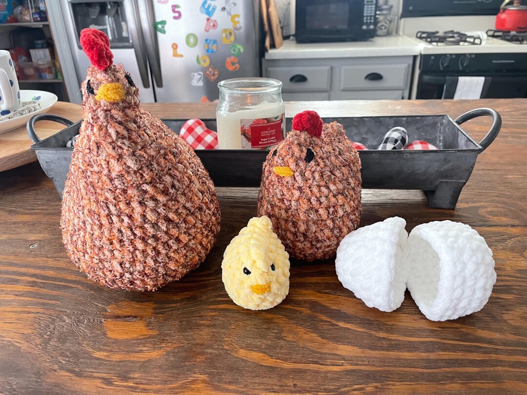 Crochet Chubby Chickens - Etsy