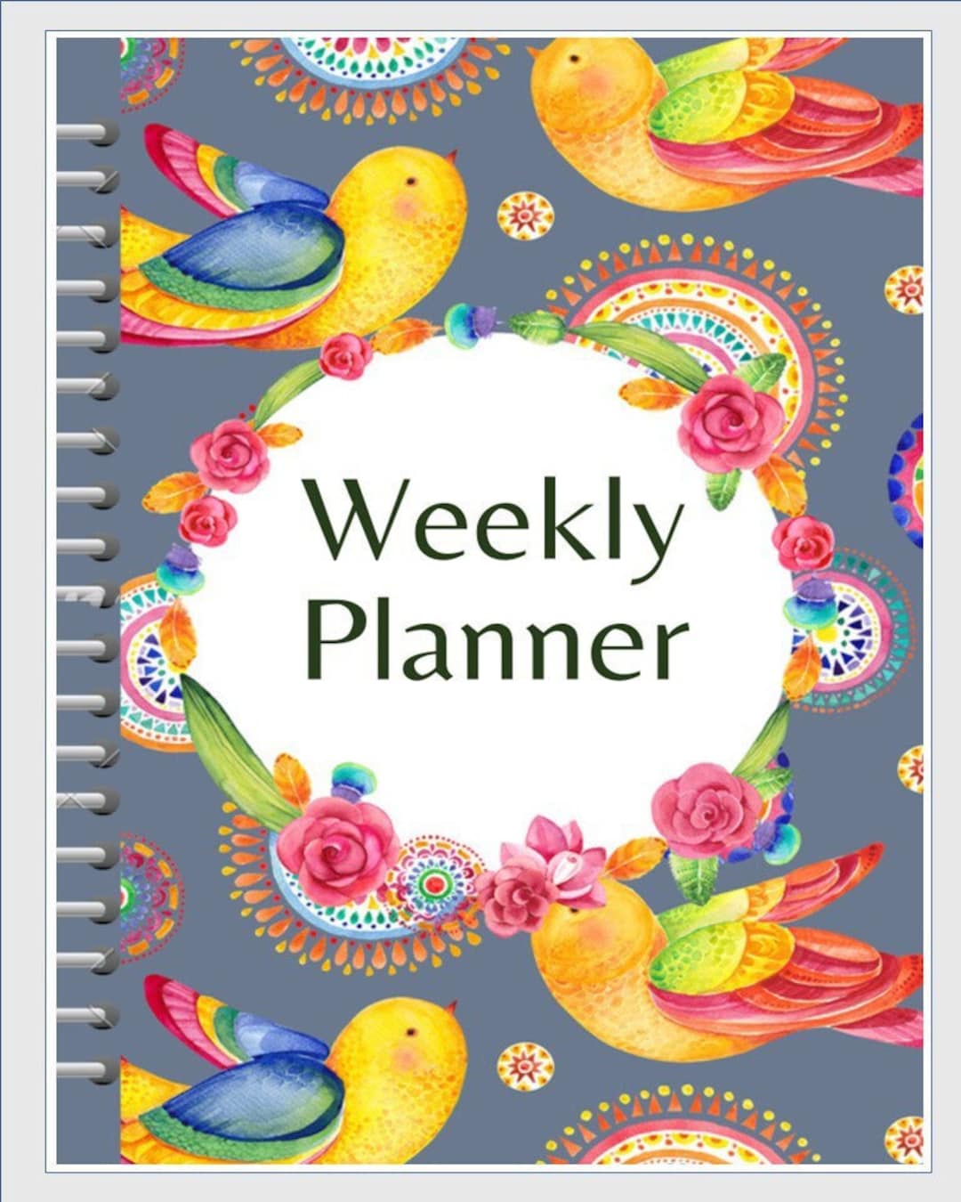 Printable Weekly Planner for 2023 Calendar Year Instant PDF - Etsy