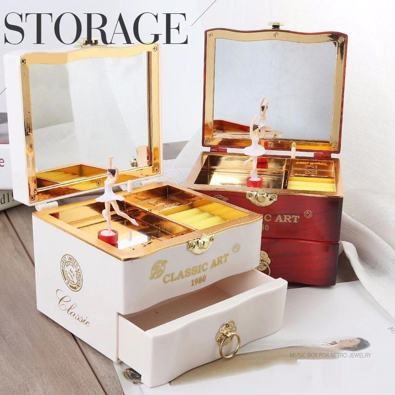 Jewelry Box Classic Rotating Dancer Ballerina Music Box | Etsy