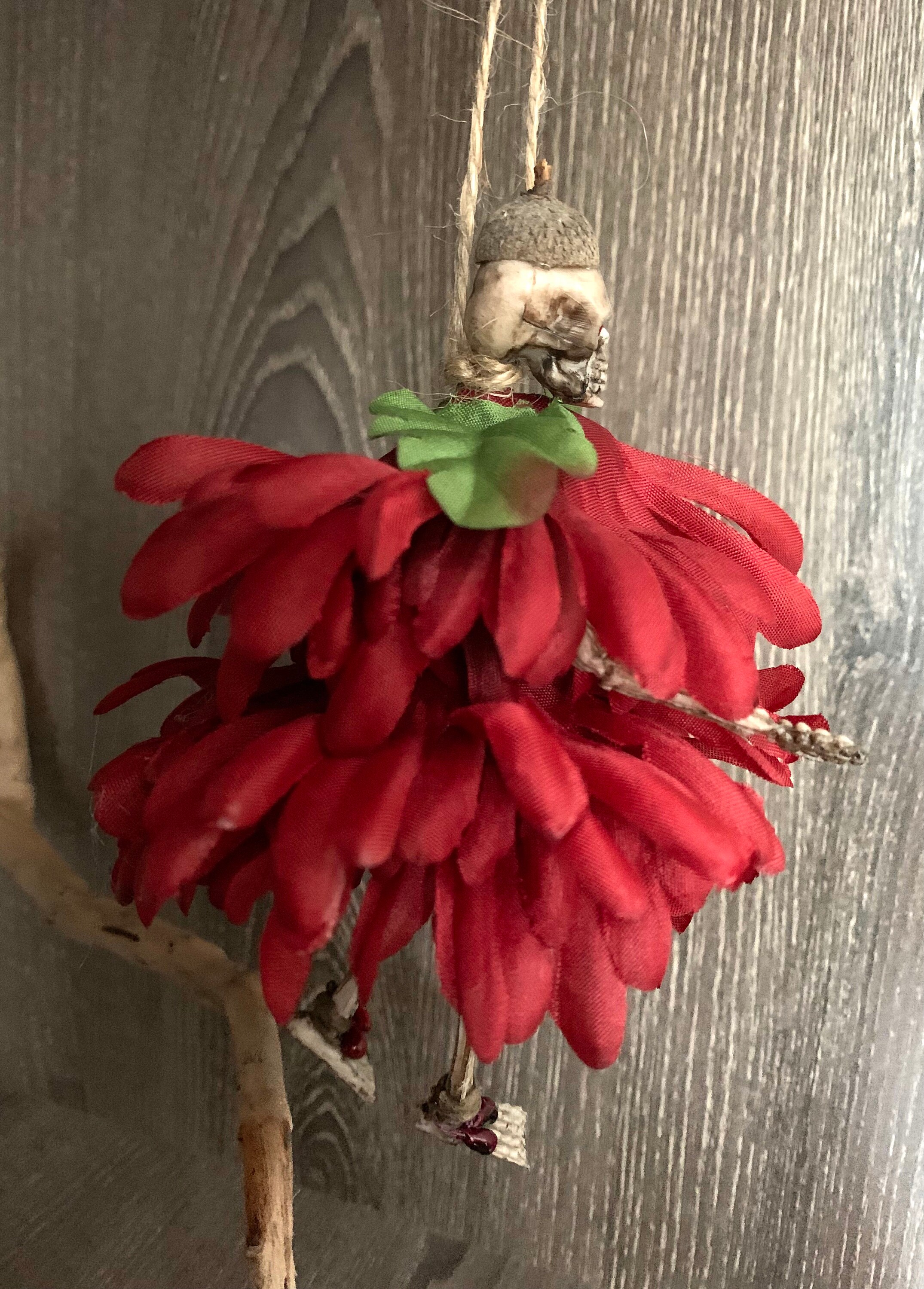 Skeleton Fairy Dead Flower Fairy Gothmas Christmas Tree - Etsy