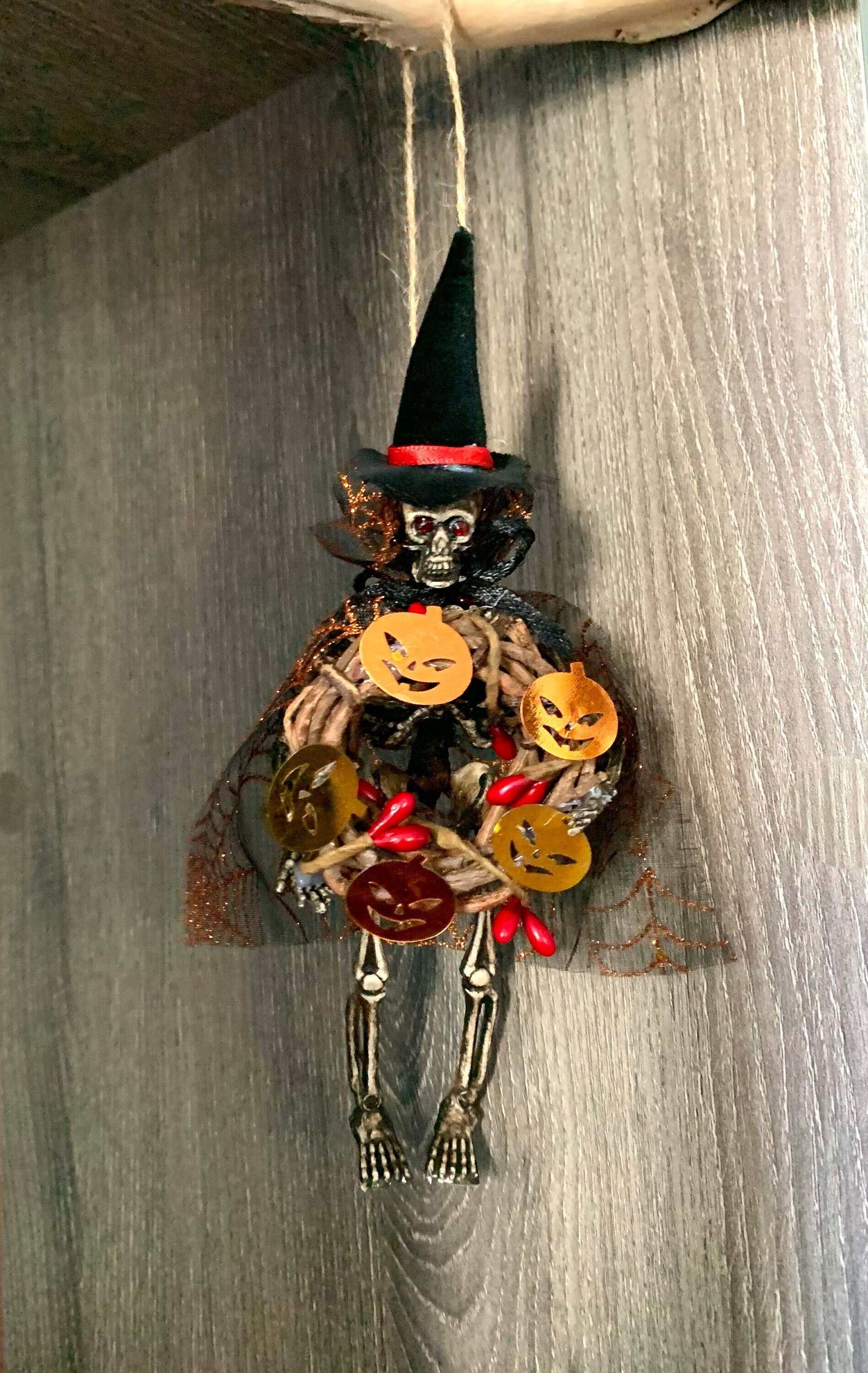 Halloween Mini Skeleton, Dead Fairy Ornament, Fairy Skeleton, Witchmas ...
