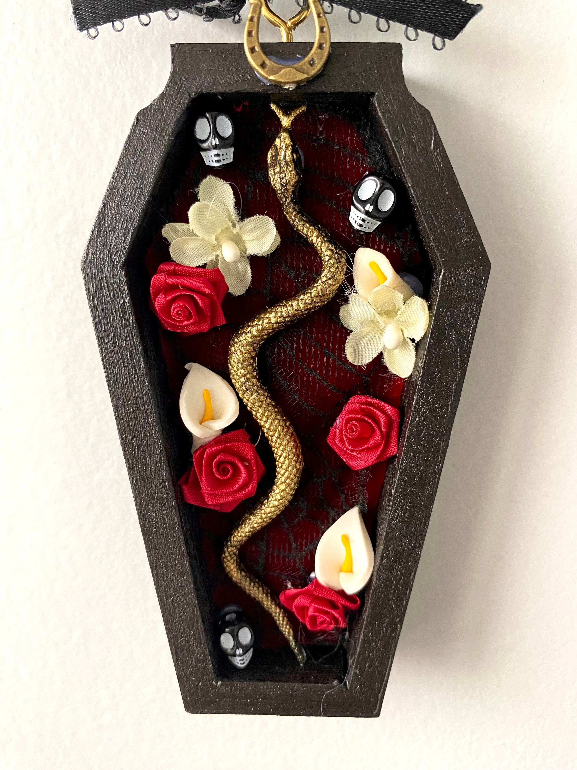 Snake Coffin Diorama Coffin Shadowbox Decoration Ornate - Etsy Australia