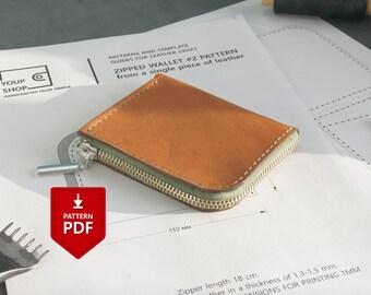 Zip Wallet Pattern | Etsy