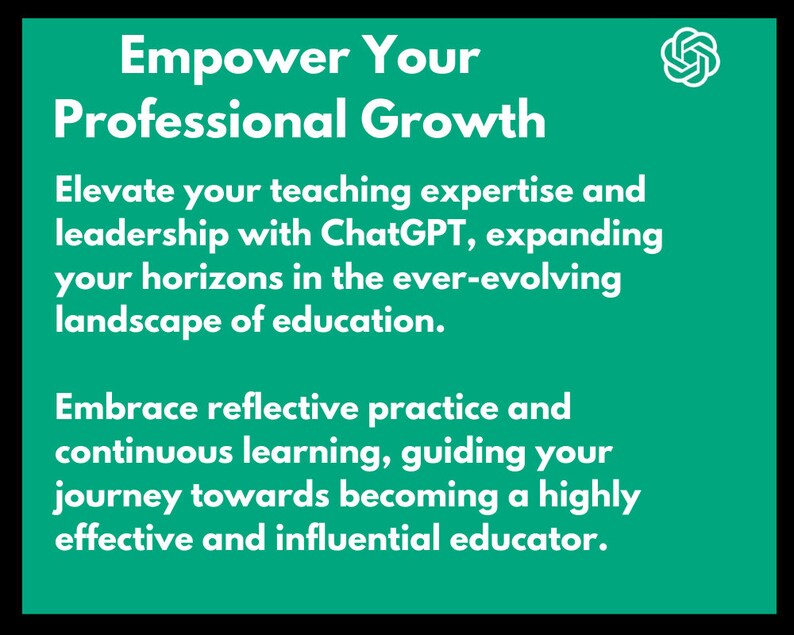 Chatgpt for Teachers Chat Gpt Prompts for Teachers Chat Gpt Teachers ...