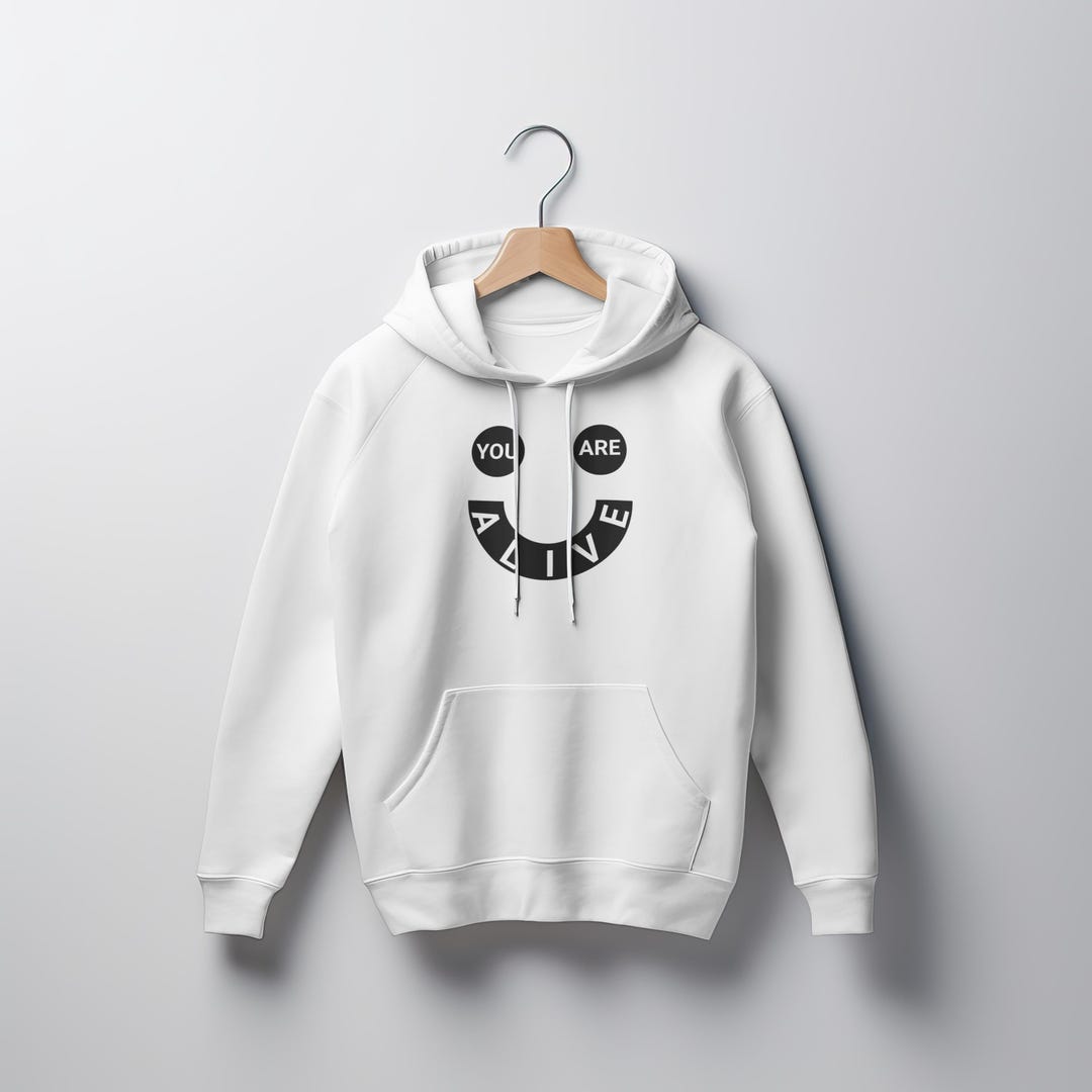 Smiley Inspire Awareness Hoodie, Gift Advice Sweatshirt, Unisex Smile ...