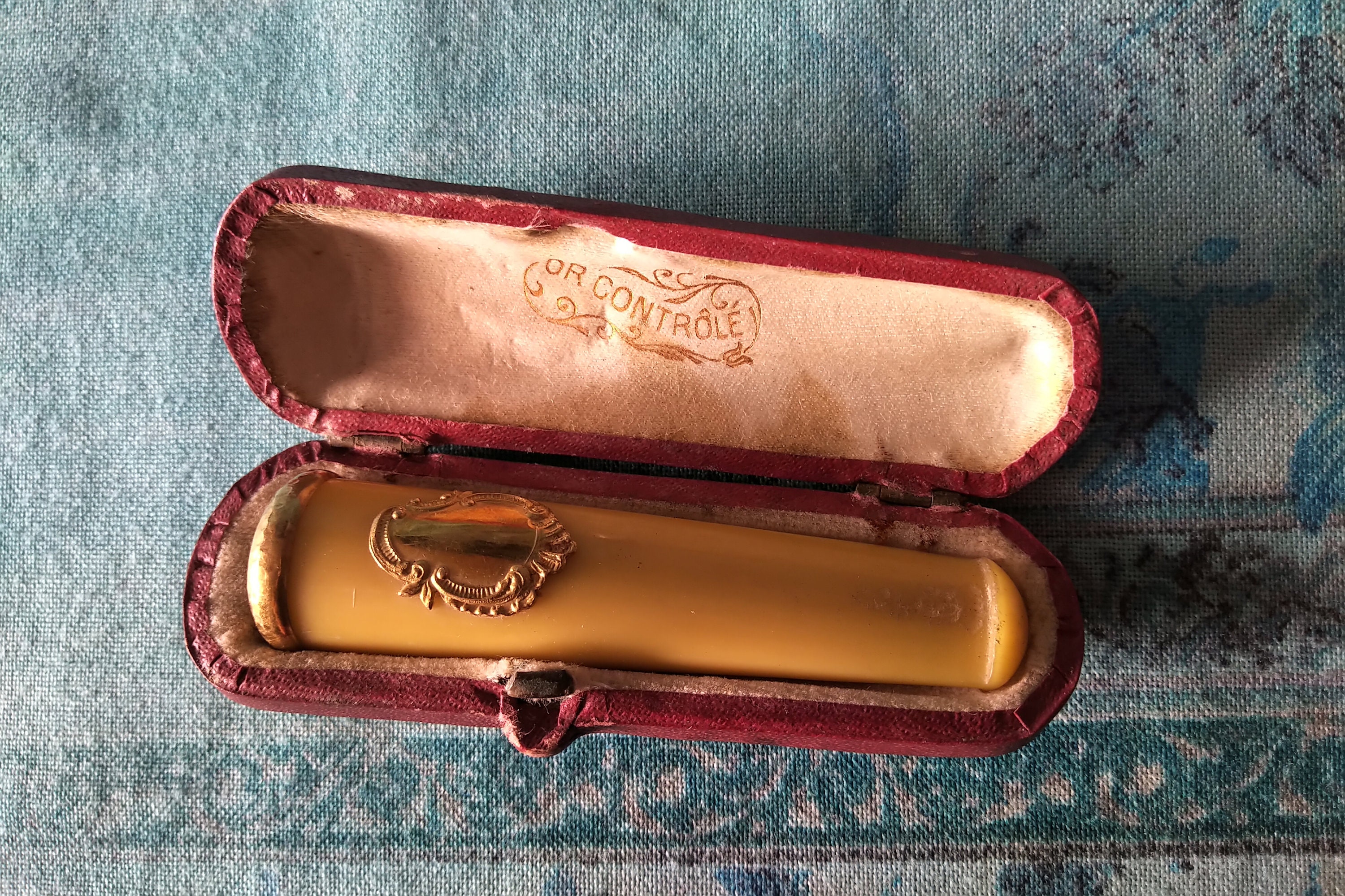 Antique French 18 Karat Gold Mounted Cheroot/cigarette Holder - Etsy