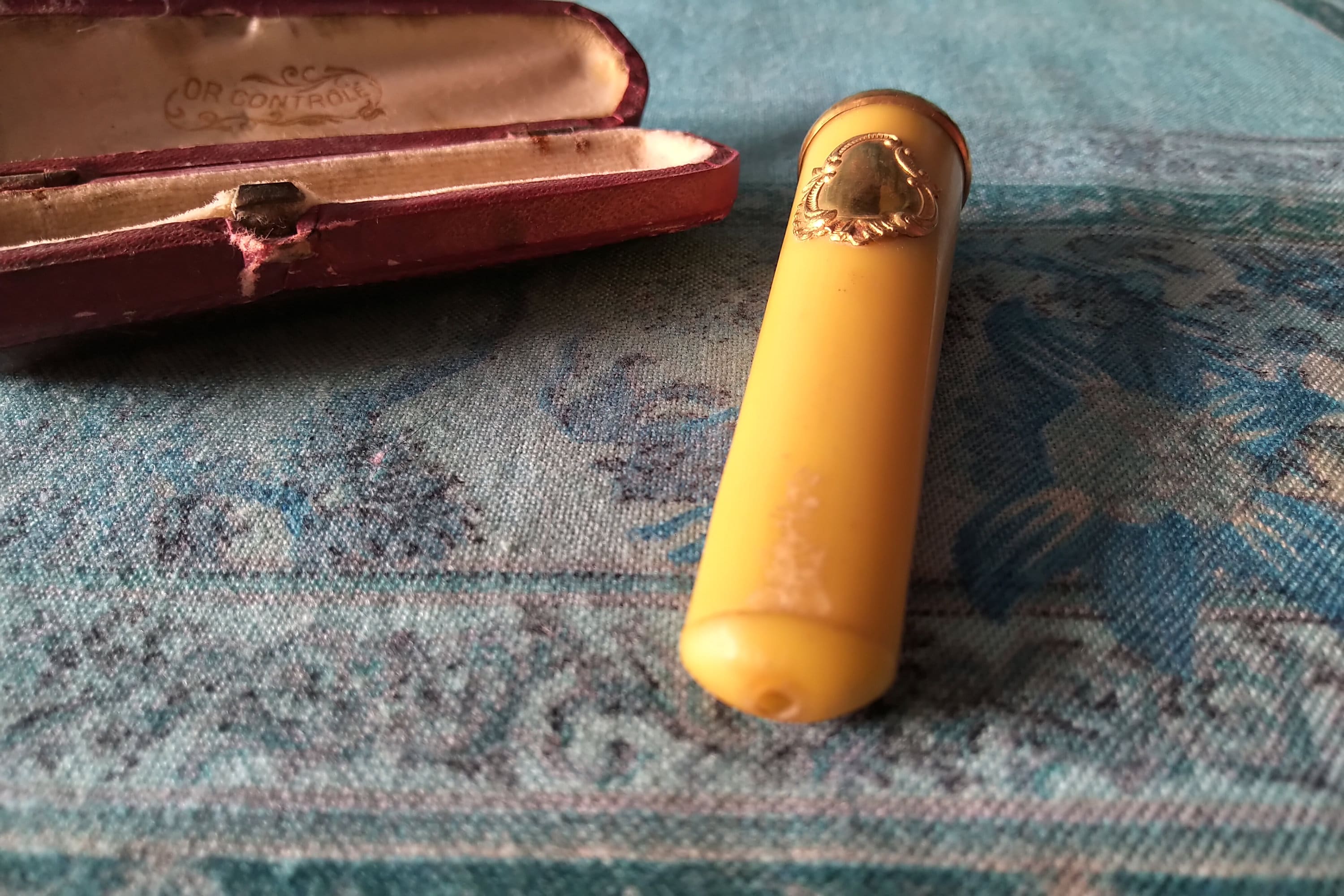 Antique French 18 Karat Gold Mounted Cheroot/cigarette Holder - Etsy