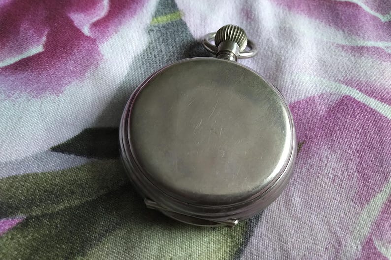 Antique Billodes Goliath Open Face Pocket Watch, With Albert Chain and ...