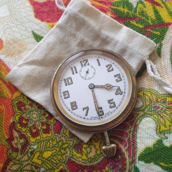 Antique Rare Swiss Made Large Pocket Watch Styled Pai… - Gem