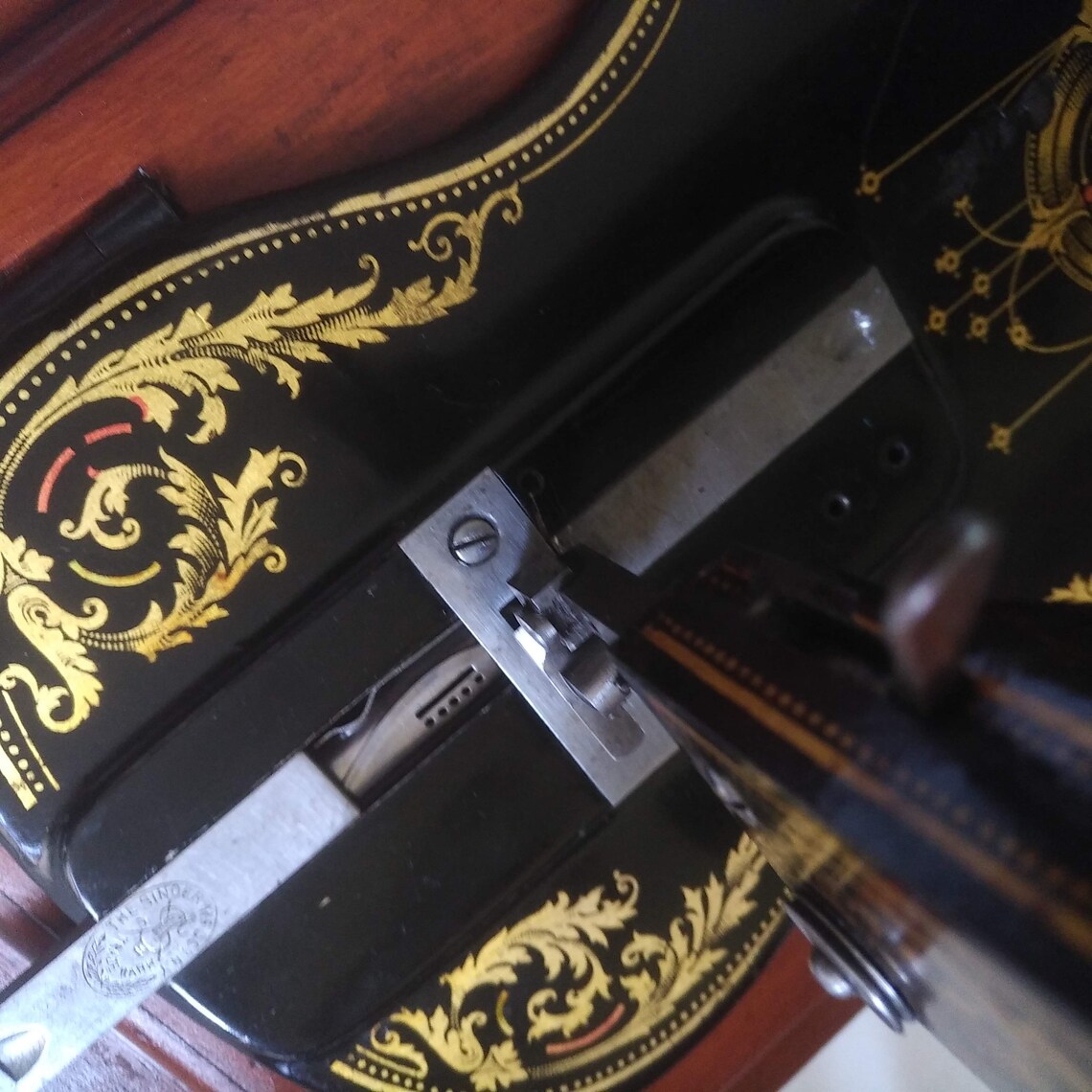 Antique Hand Crank Sewing Machine Singer Fiddlebase Model 12 - Etsy