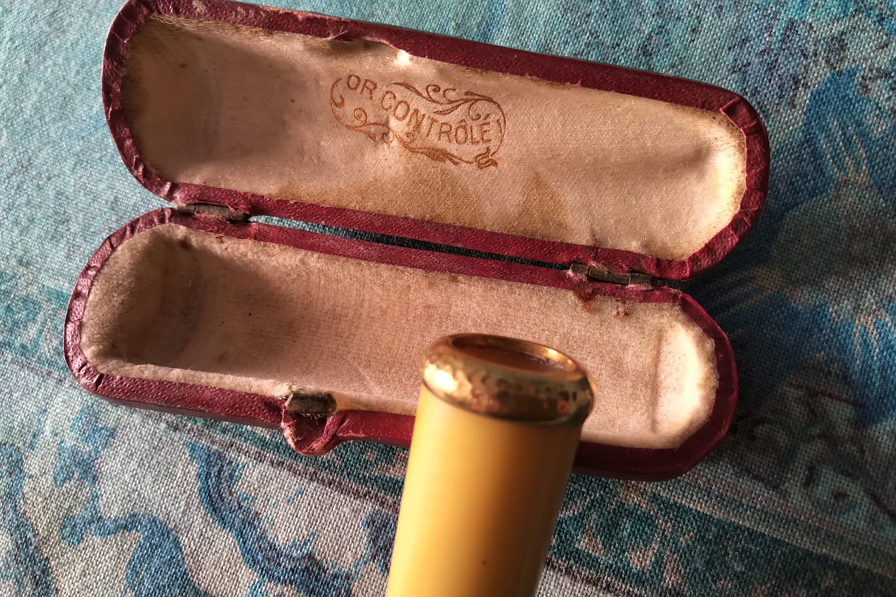 Antique French 18 Karat Gold Mounted Cheroot/cigarette Holder - Etsy