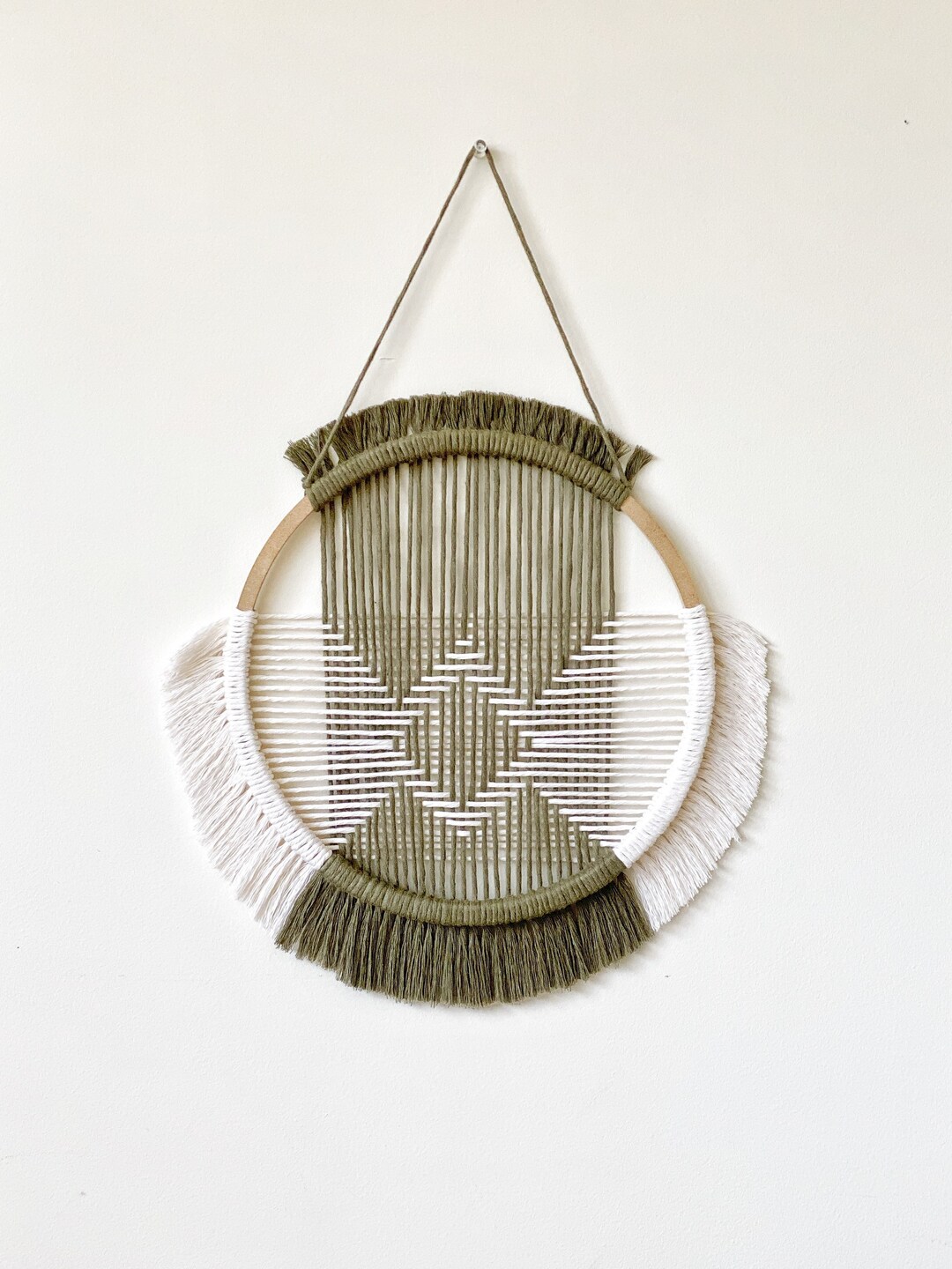 Geometry Wall Hanging, Woven Wall Decor, Art Wall Hanging, Modern Dream ...