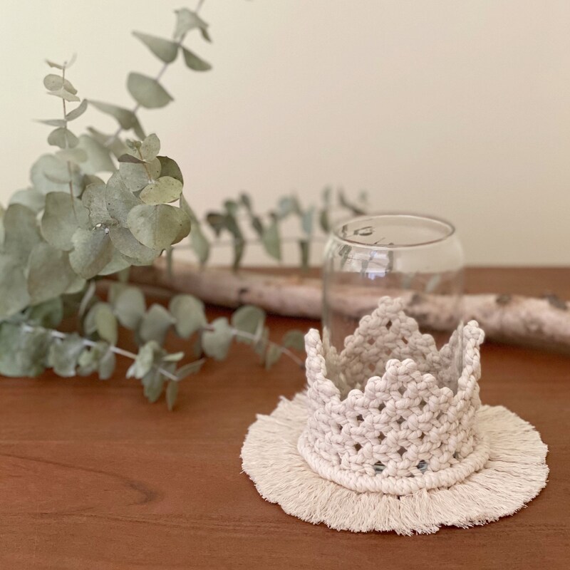 Macrame Candle Holder - Etsy