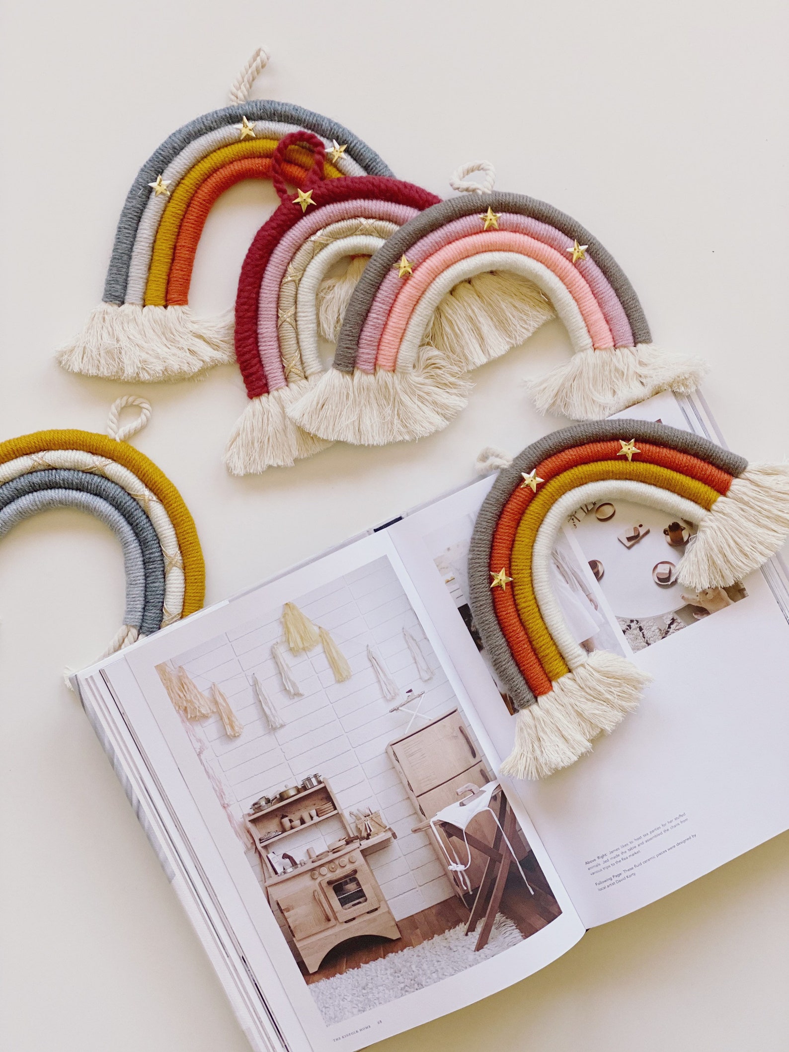 Rainbow wall hanging Rainbow decor Kids room decor Nursery | Etsy