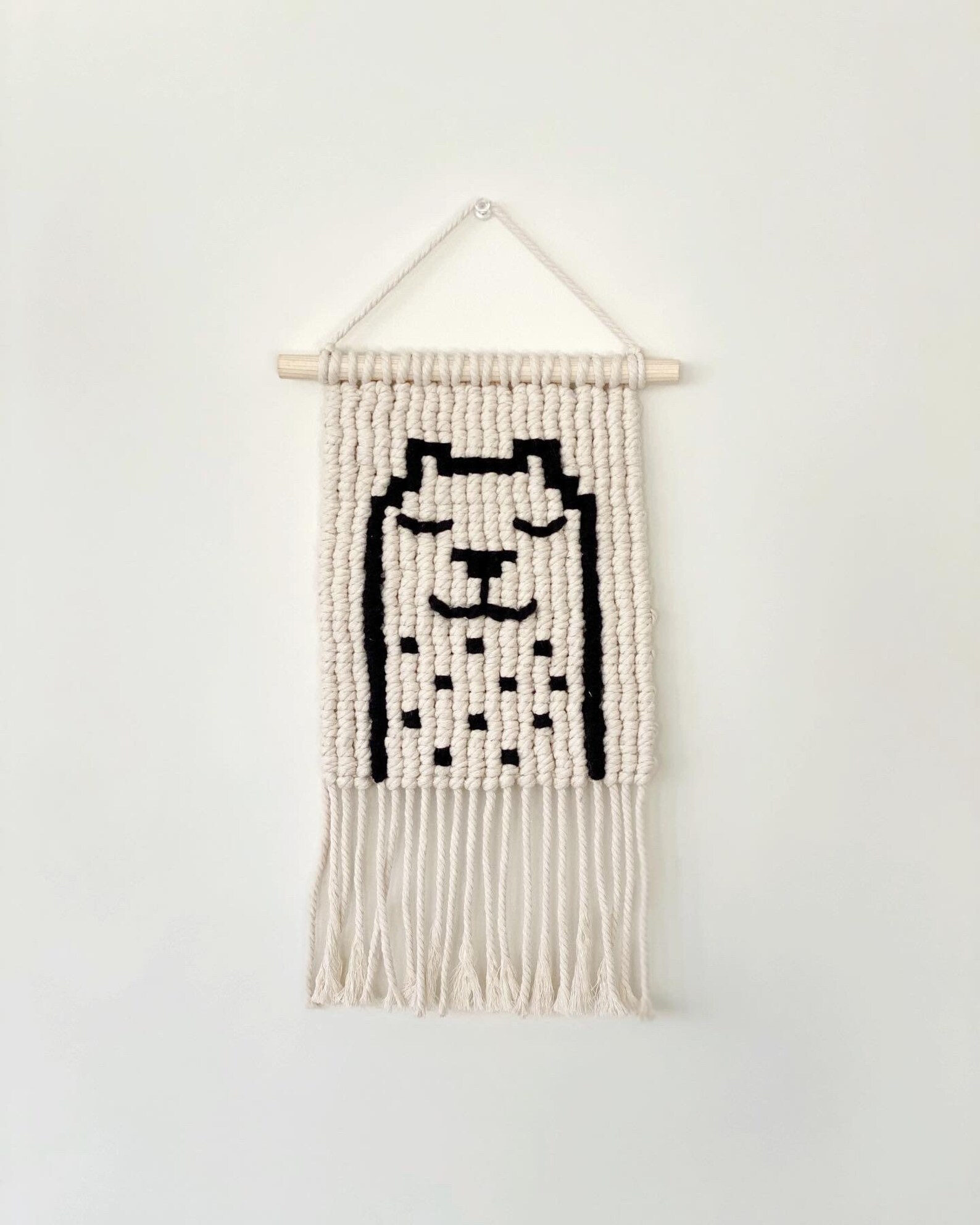 Macrame Bear Wall Hanging Macrame Tapestry Kids Nursery - Etsy