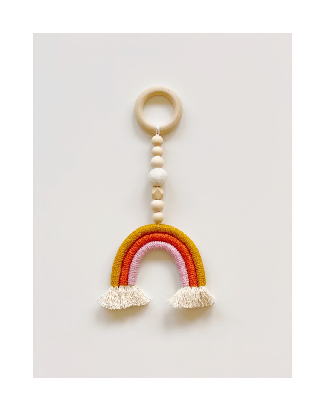 Rainbow Mobile, Crib Rainbow, Stroller Mobile, Nursery Decor, Wall ...
