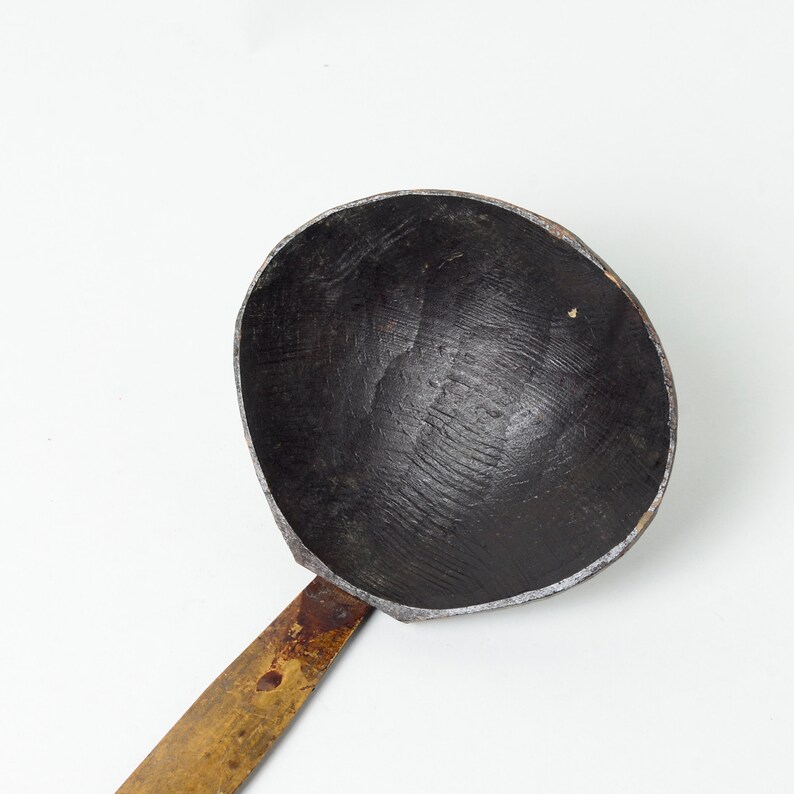 Large Wooden Ladle A, Japanese Vintage, Rustic Home Decoration, Japan ...