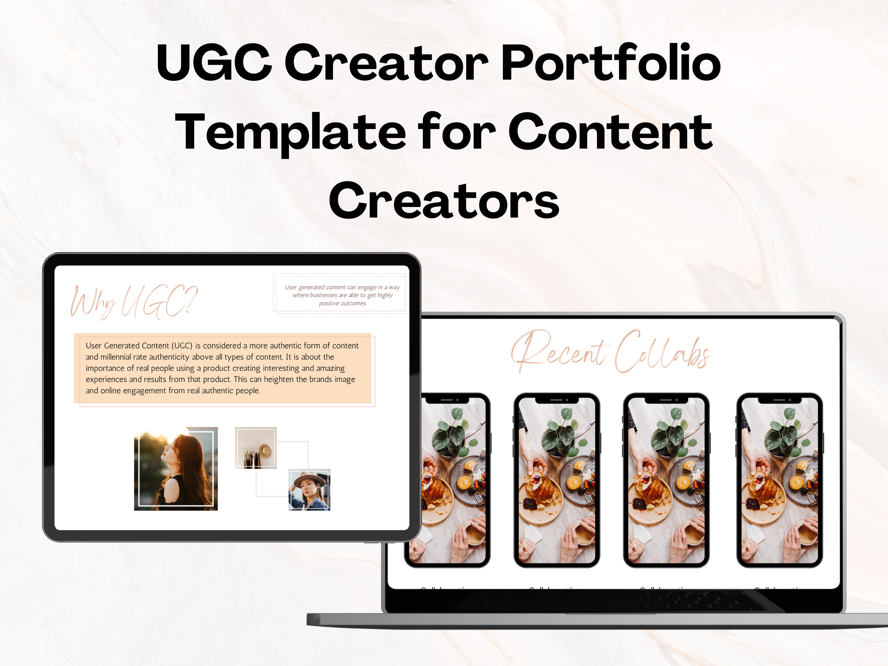 UGC Creator Portfolio, UG Template, UGC Media Kit, Influencer Kit ...
