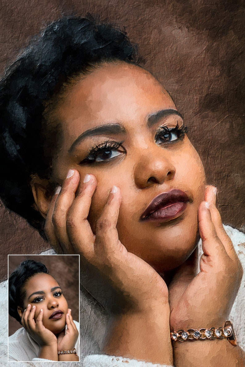 Custom Portrait Canvas Print. Personalized Digital Custom | Etsy