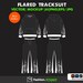 Flared Tracksuit Vector Mockup: Streetwear Fashion Tech Pack (digital ...
