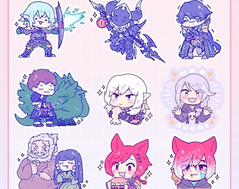 Final Fantasy Xiv Stickers - Etsy