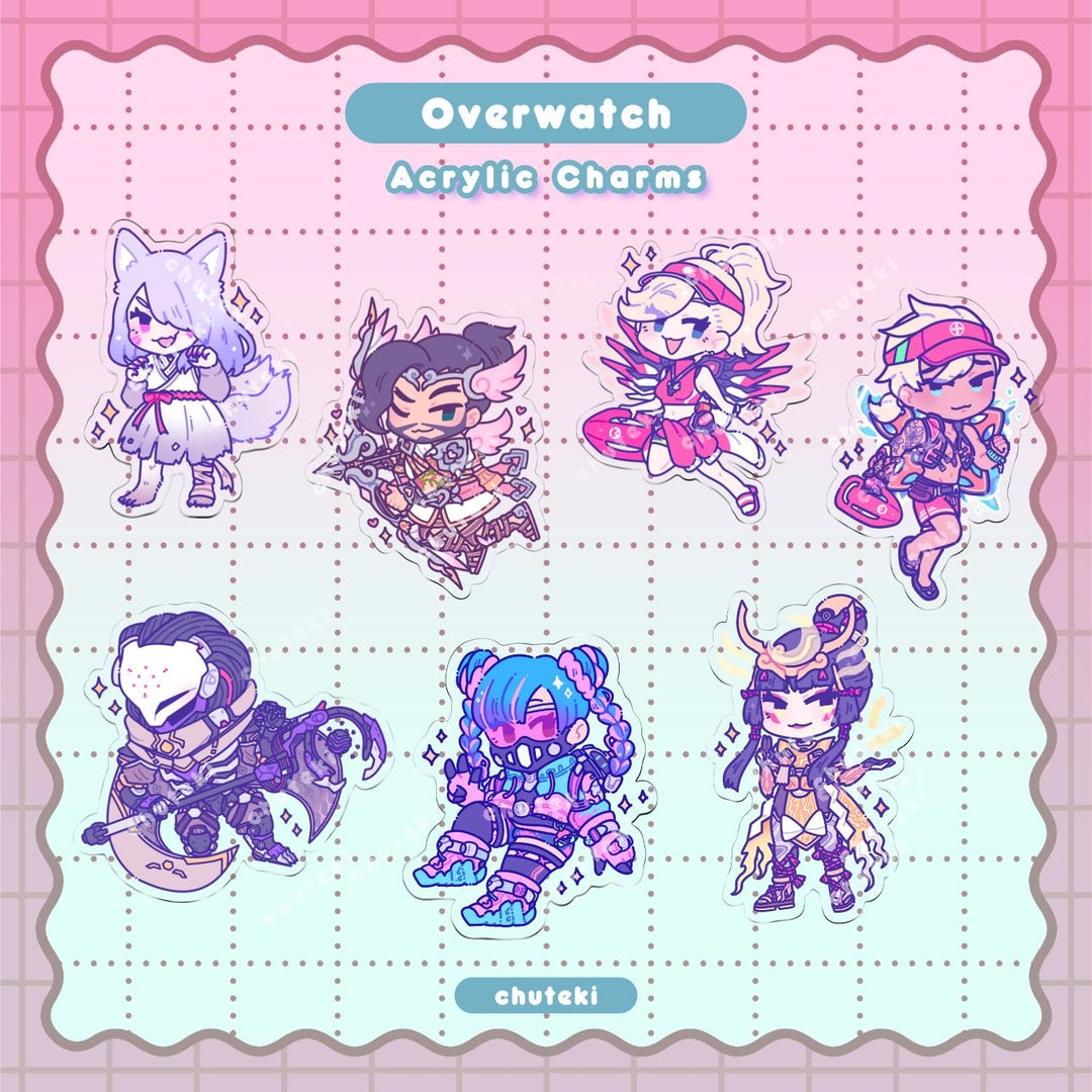 Overwatch Acrylic Charms - Etsy