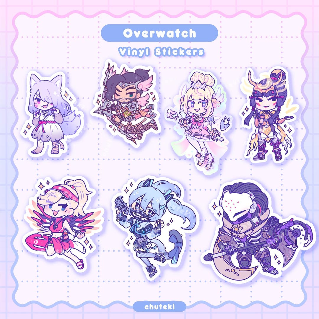Overwatch Vinyl Stickers - Etsy