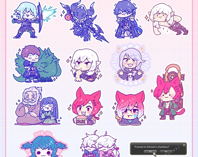 Final Fantasy XIV Stickers - Etsy