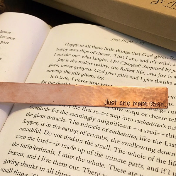 Metal Bookmark - Etsy