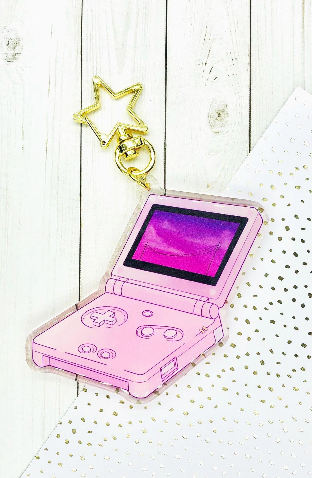 3 Gameboy SP Inspired Acrylic Keychain - Etsy