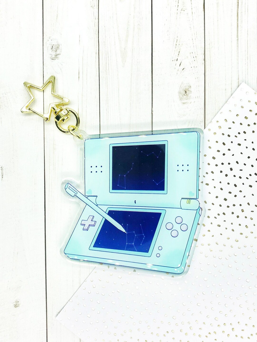 3 DS Lite Inspired Acrylic Keychain - Etsy