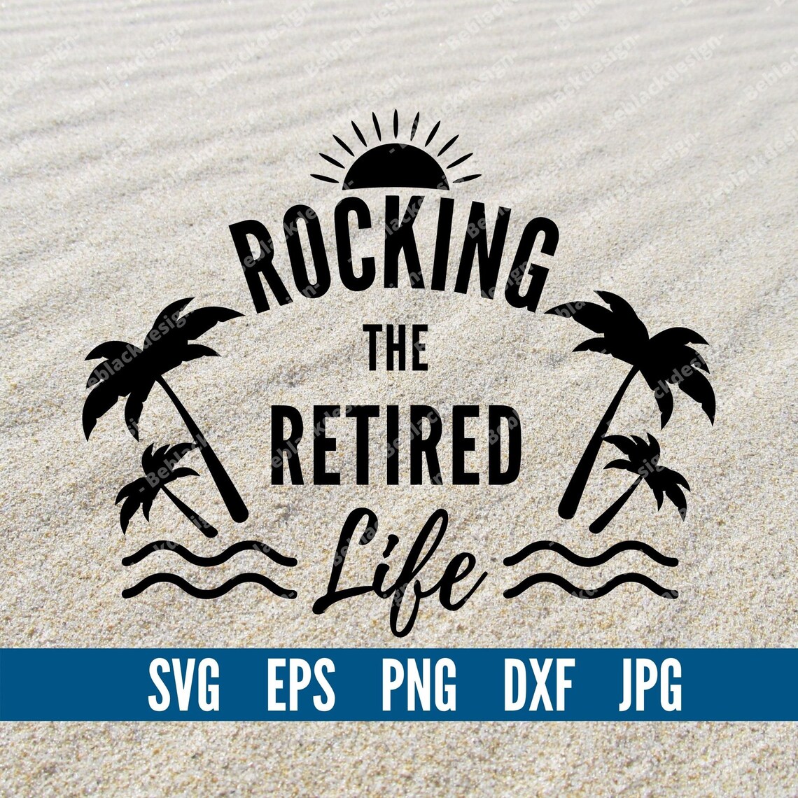 Rocking the Retired Life Svg, Retirement Svg, Cutting File for Cricut ...