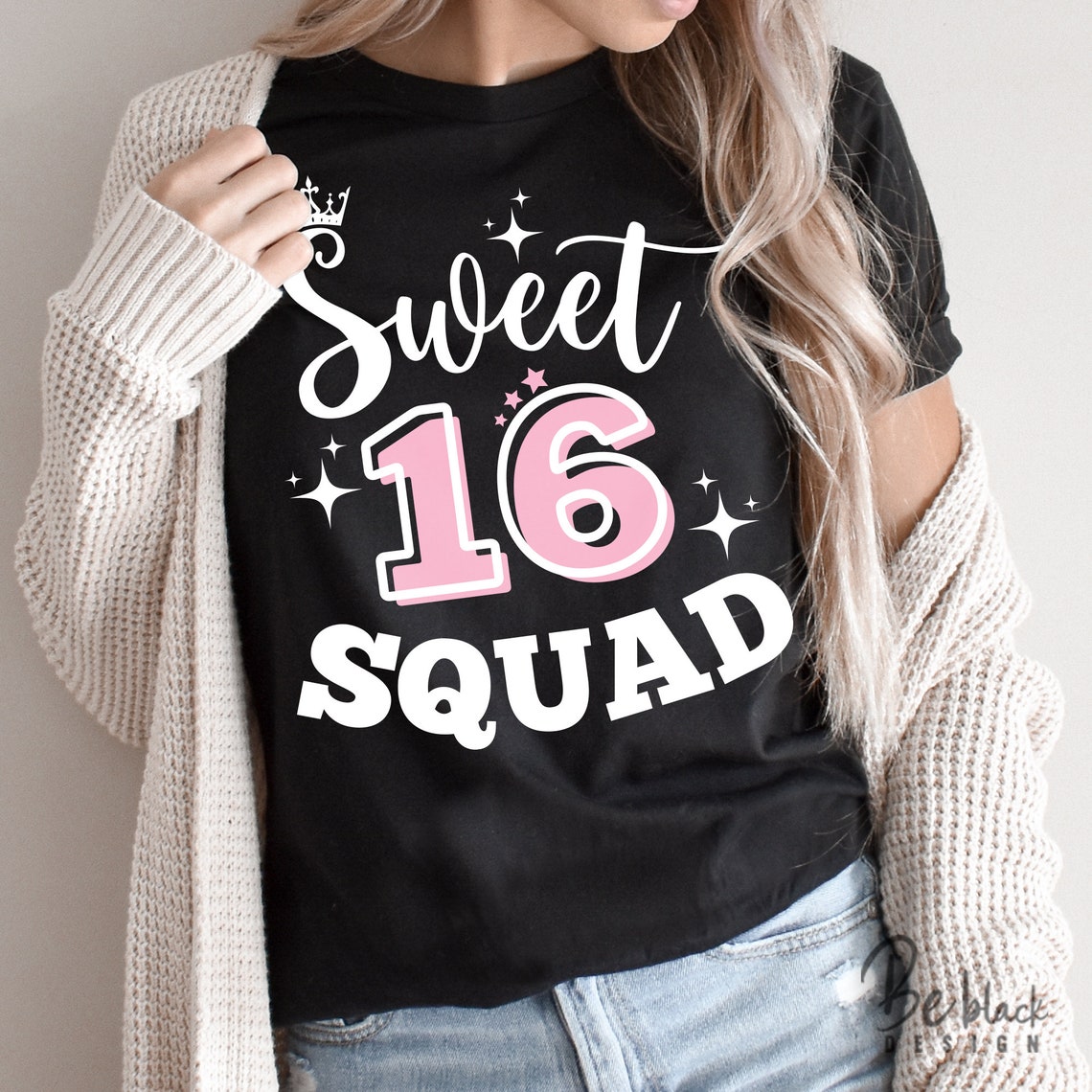 Sweet 16 Squad Svg Sweet Sixteen Squad Svg 16th Birthday Etsy
