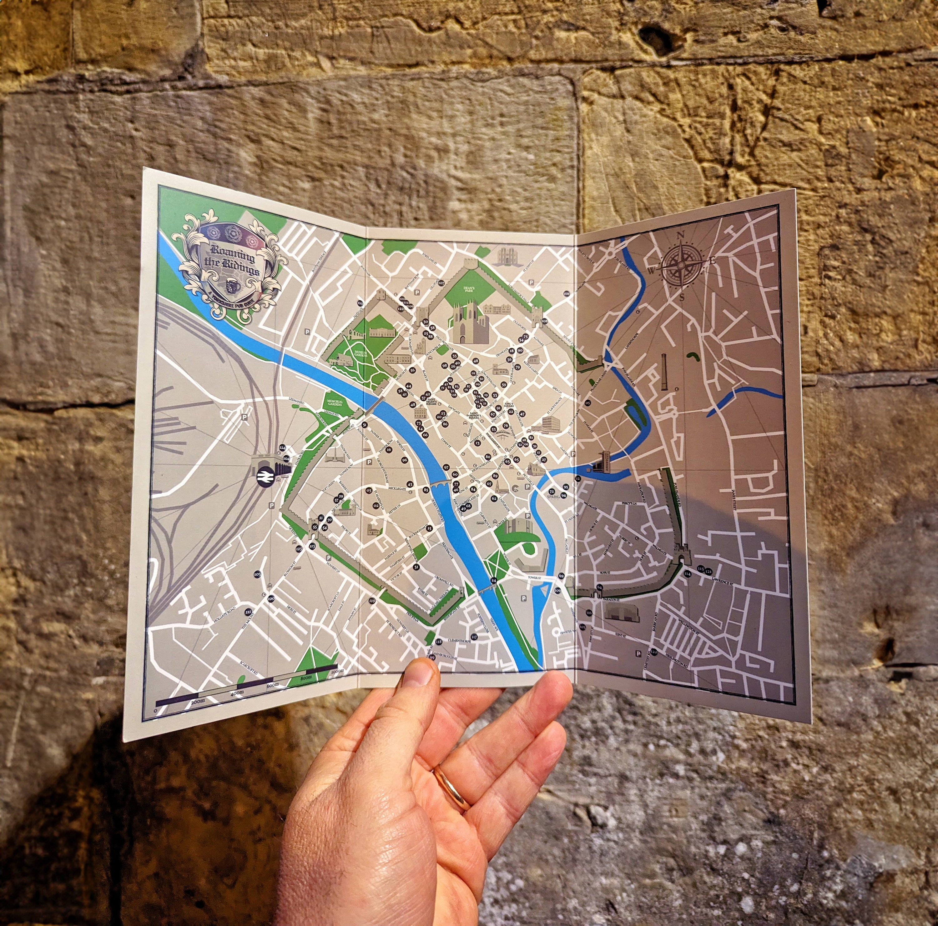 York Pub Guide Map - Pocket Guide - Etsy