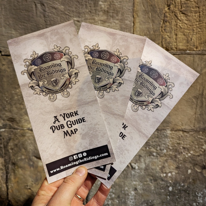 York Pub Guide Map - Pocket Guide - Etsy