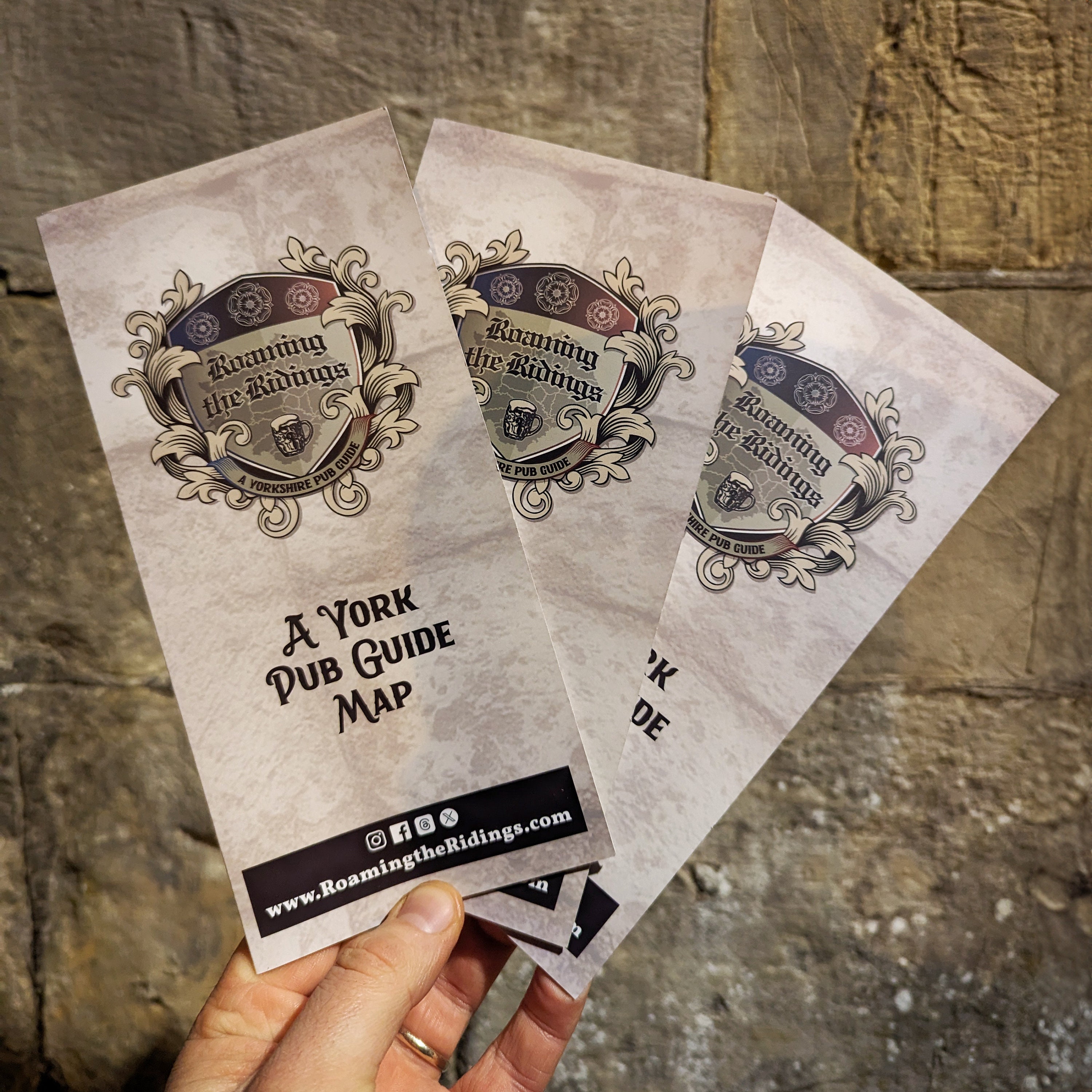 York Pub Guide Map - Pocket Guide - Etsy