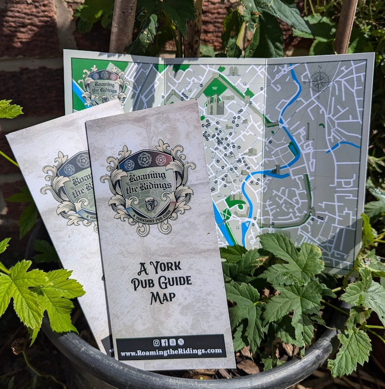 York Pub Guide Map - Pocket Guide - Etsy