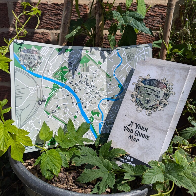 York Pub Guide Map - Pocket Guide - Etsy