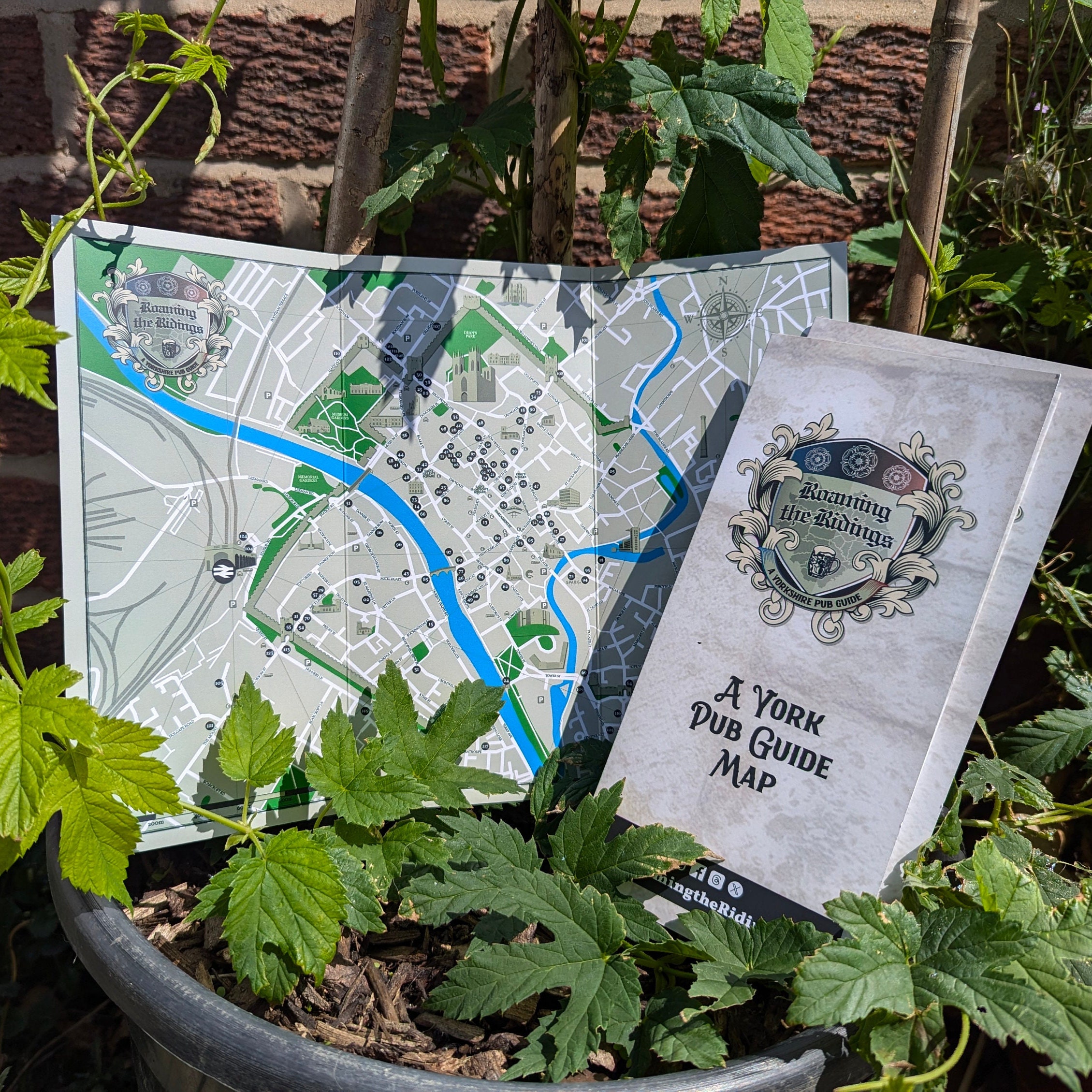 York Pub Guide Map - Pocket Guide - Etsy