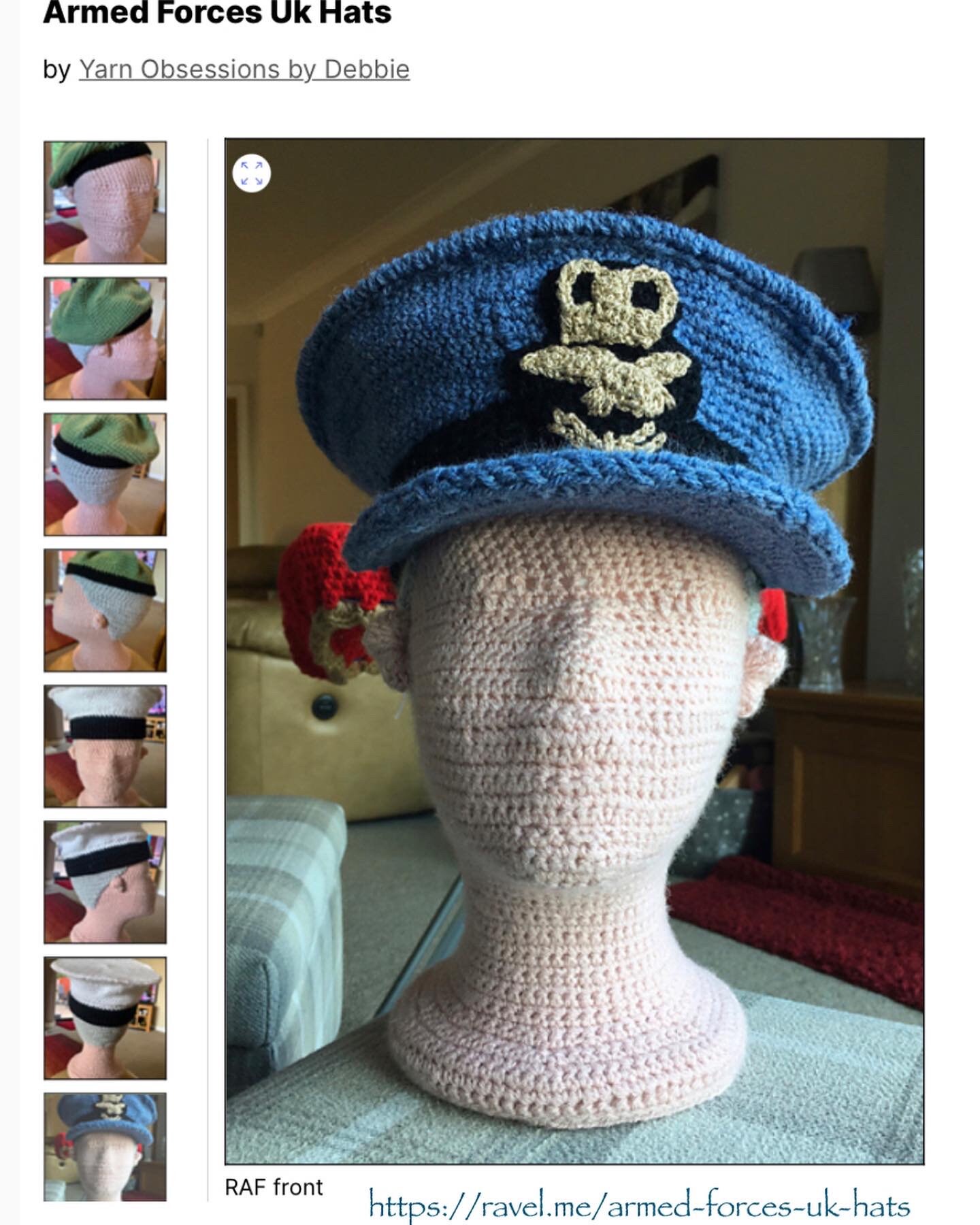 4 Armed Forces Hats Crochet Pattern - Etsy