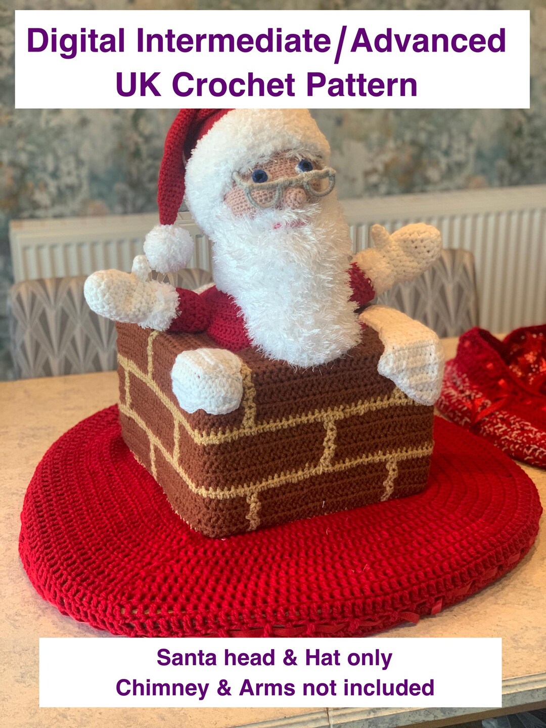 Santa Mannequin Head Crochet Pattern - Etsy